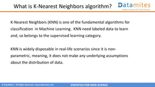 K Nearest Neighbor V1.0 Supervised Machine Learning Algorithm | PPTX