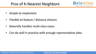 K Nearest Neighbor V1.0 Supervised Machine Learning Algorithm | PPTX