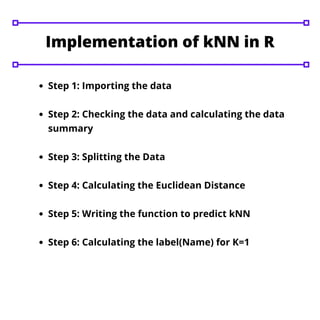 K nearest neighbor algorithm | PDF | Technology & Computing