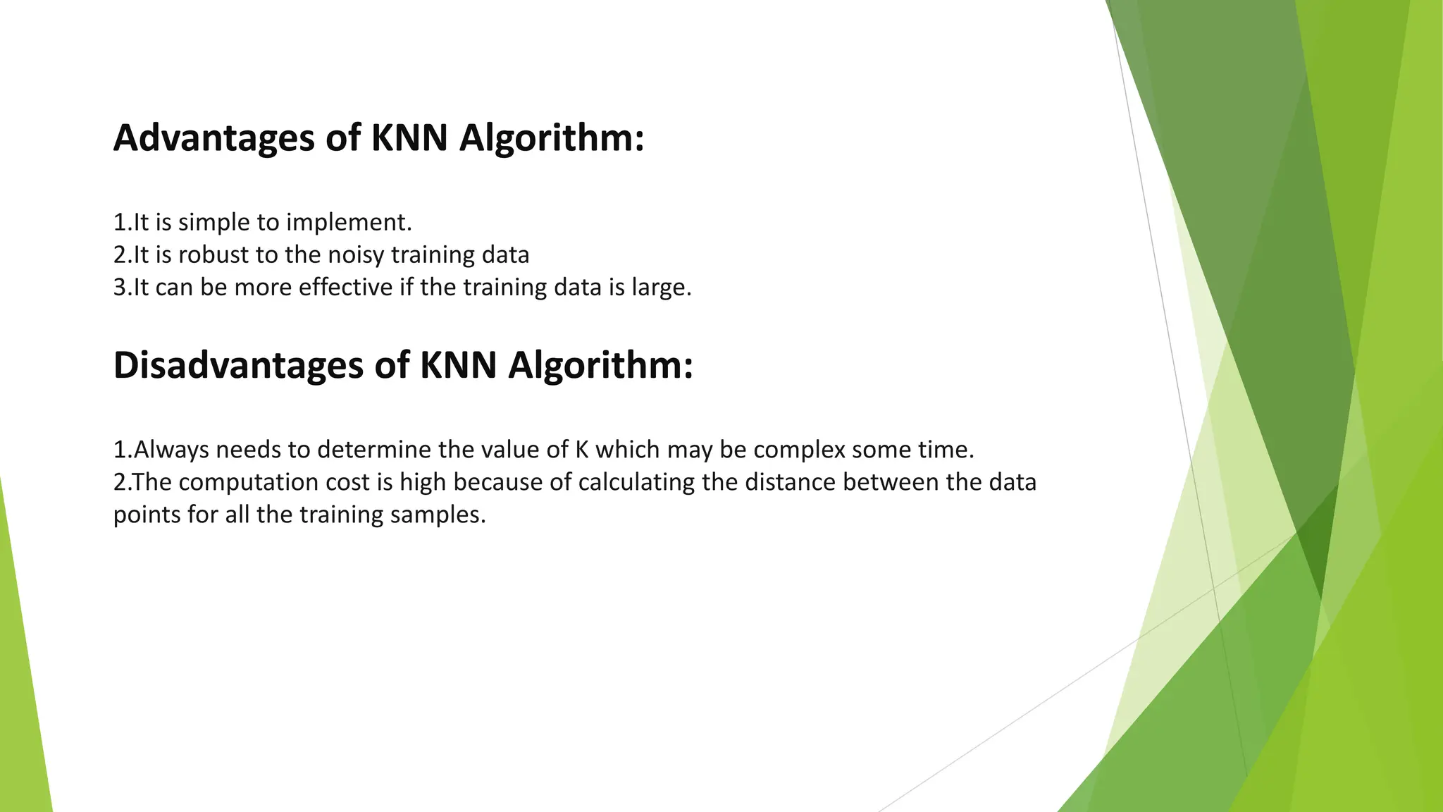 K-Nearest Neighbor(KNN) | PPTX