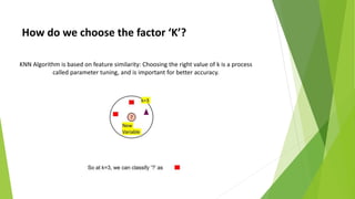 K-Nearest Neighbor(KNN) | PPTX