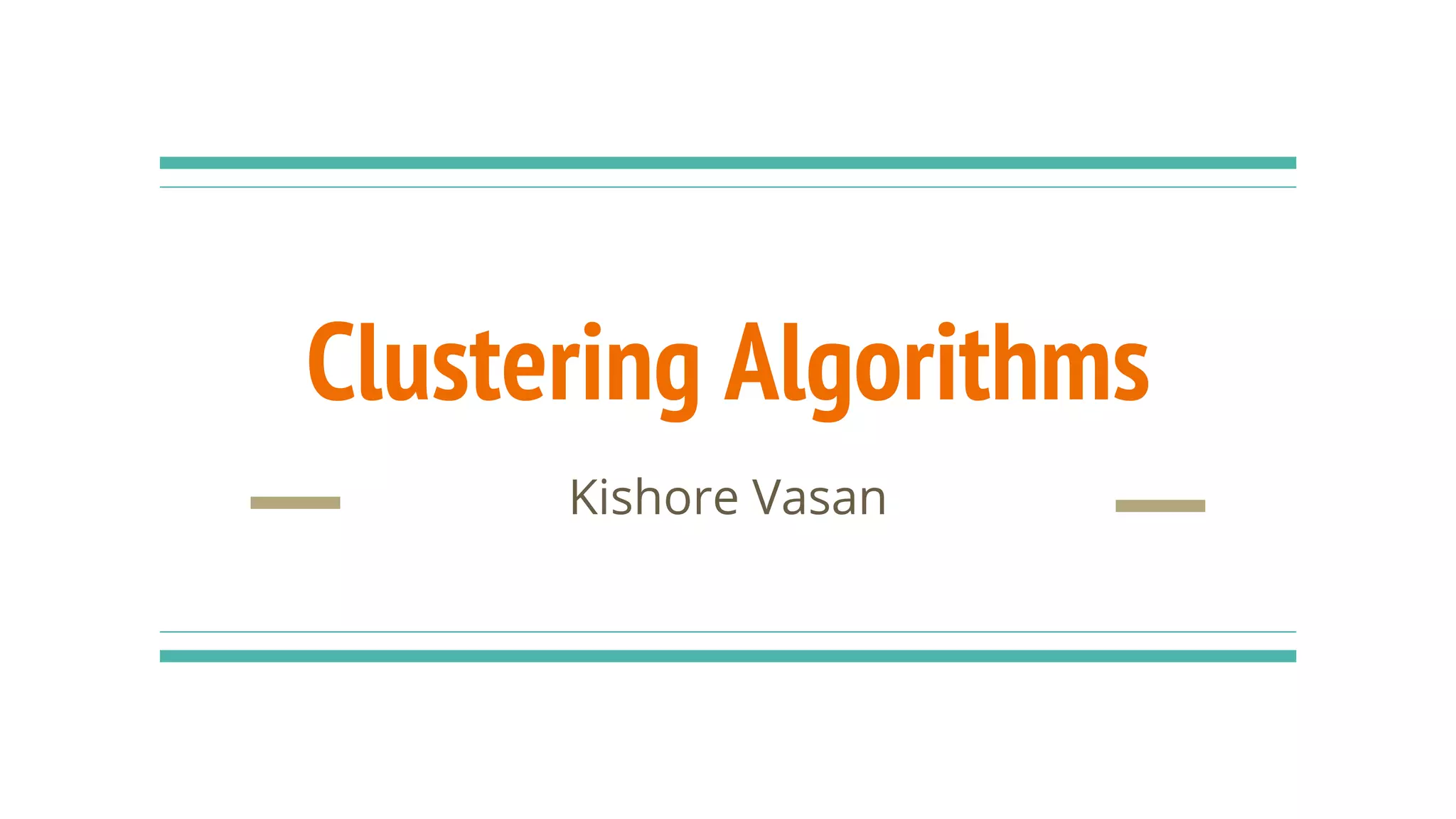 K- Nearest Neighbors | PPT