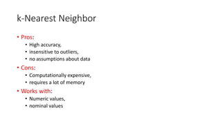 k-Nearest Neighbors with brief explanation.pptx