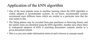 K- Nearest Neighbour Algorithm.pptx
