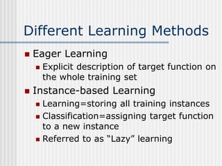 k nearest neighbour Machine Learning AI. | PPT