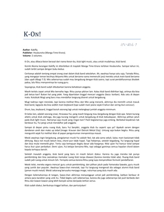 K On | PDF