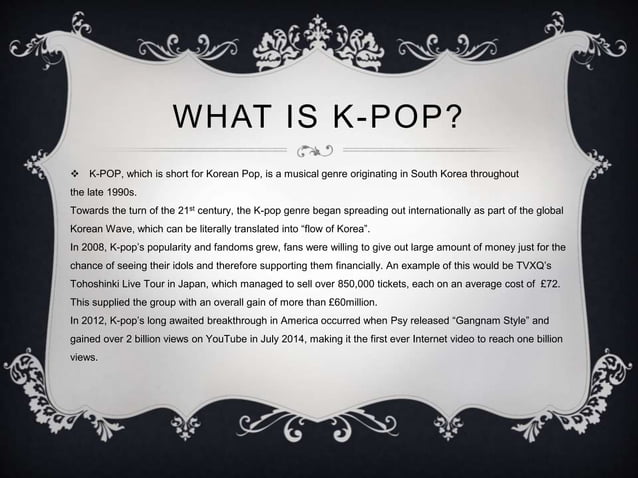 K-Pop | PPT
