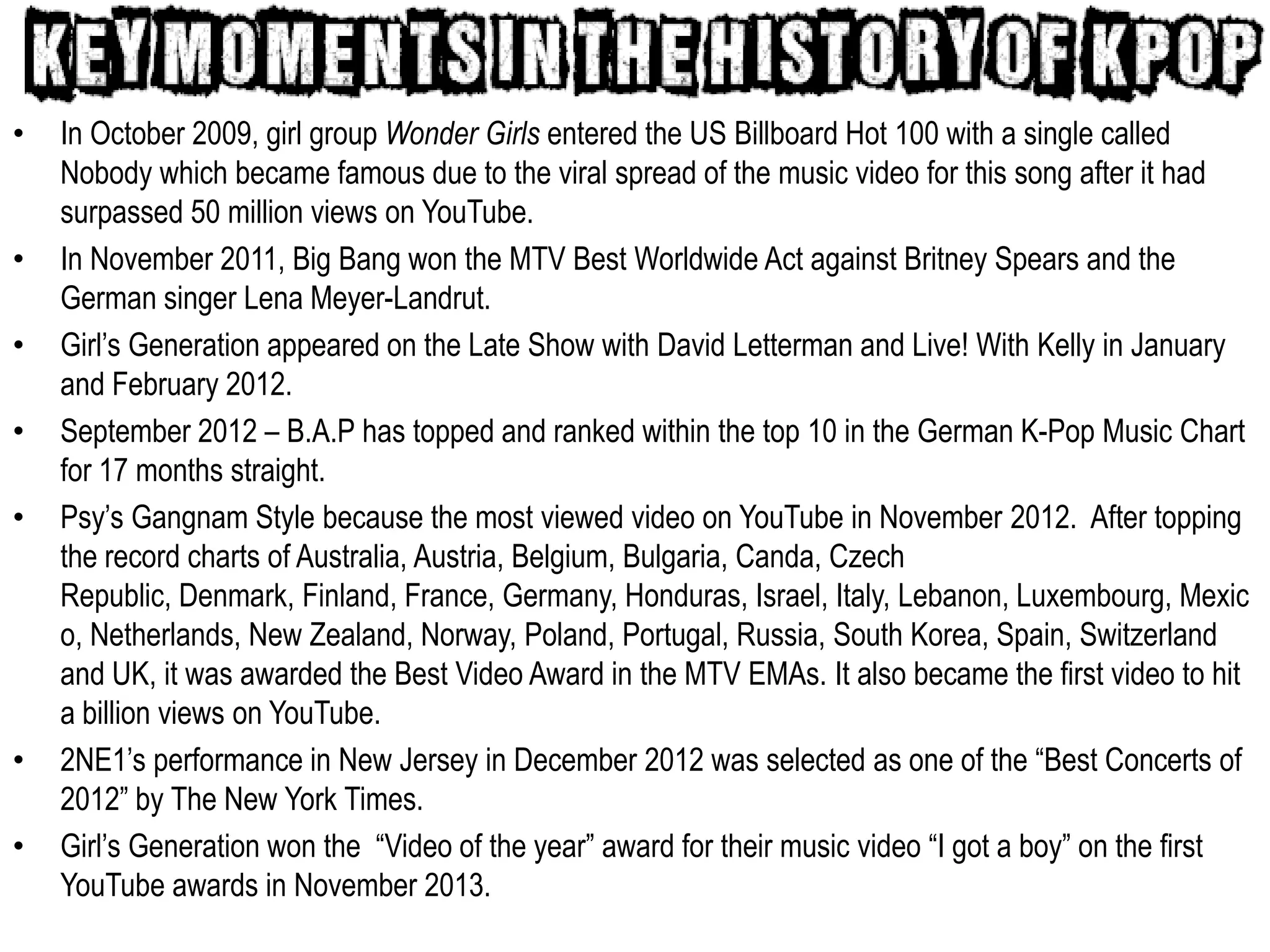 K-Pop Genre Presentation - AS Media Studies | PPTX