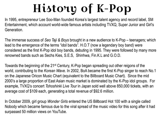 K-Pop Genre Presentation - AS Media Studies | PPTX
