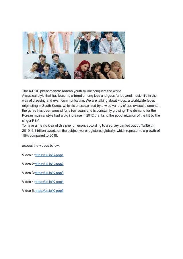 K-POP success all over the world | PDF