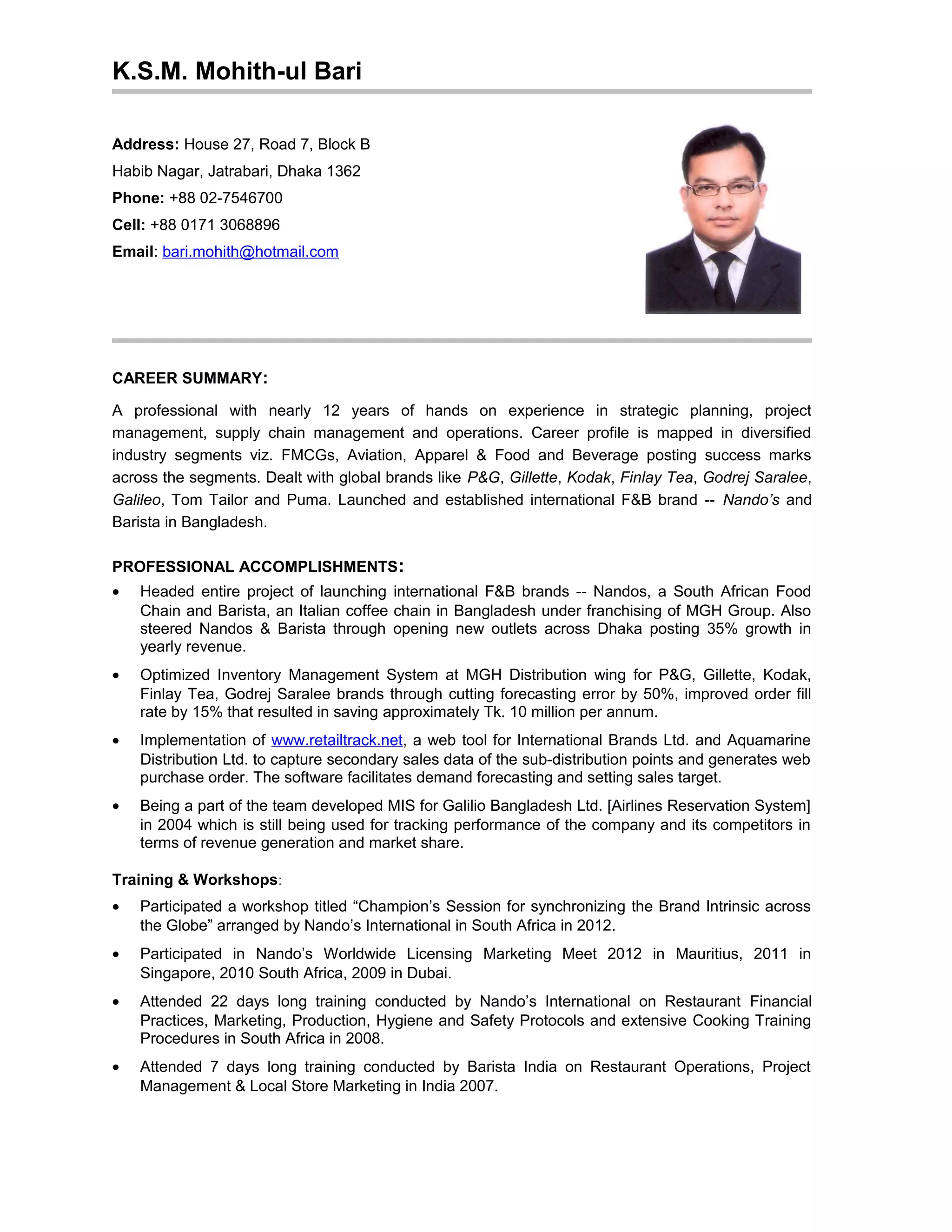 K.S.M. Mohith-ul Bari | DOC