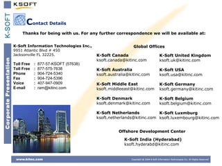 K soft corporate | PPT