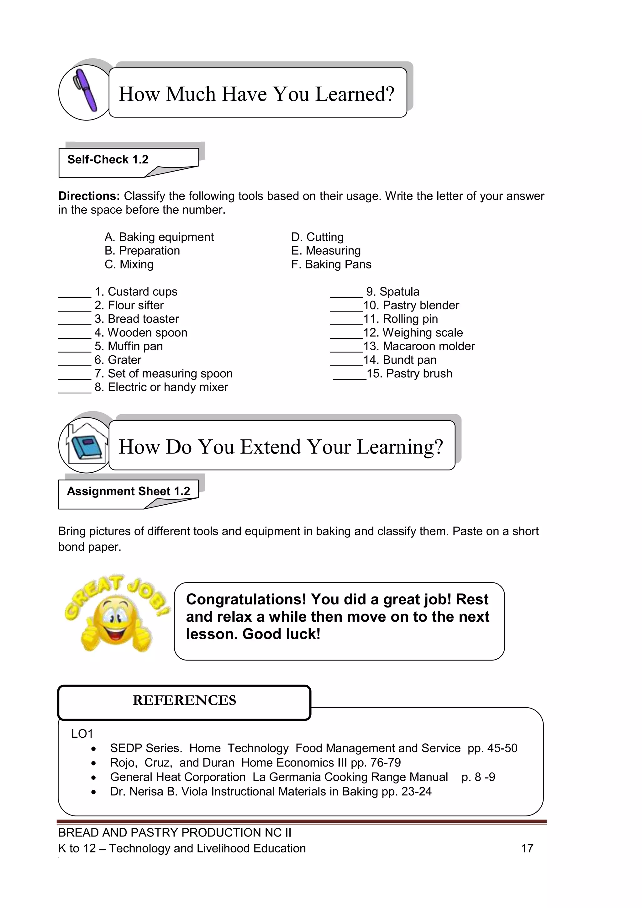 K to-12-bread-and-pastry-learning-module (1) | PDF