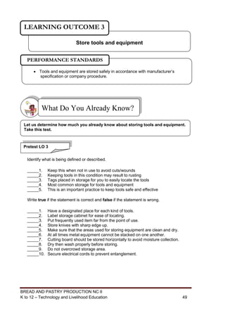 K to-12-bread-and-pastry-learning-module (1) | PDF