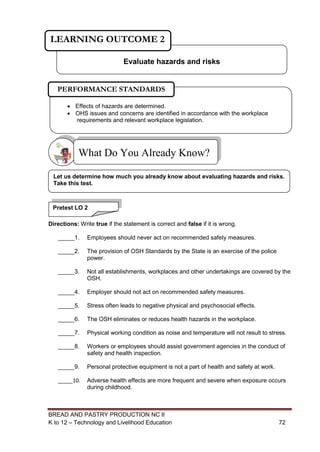 K to-12-bread-and-pastry-learning-module (1) | PDF