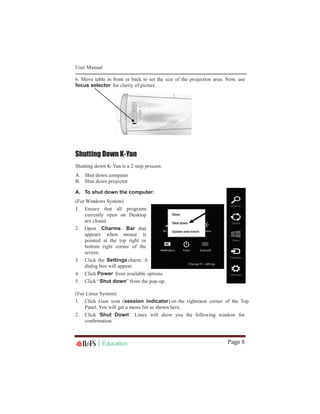 K yan pro user manual. | PDF
