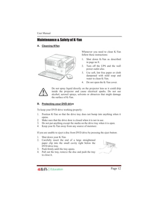 K yan pro user manual. | PDF