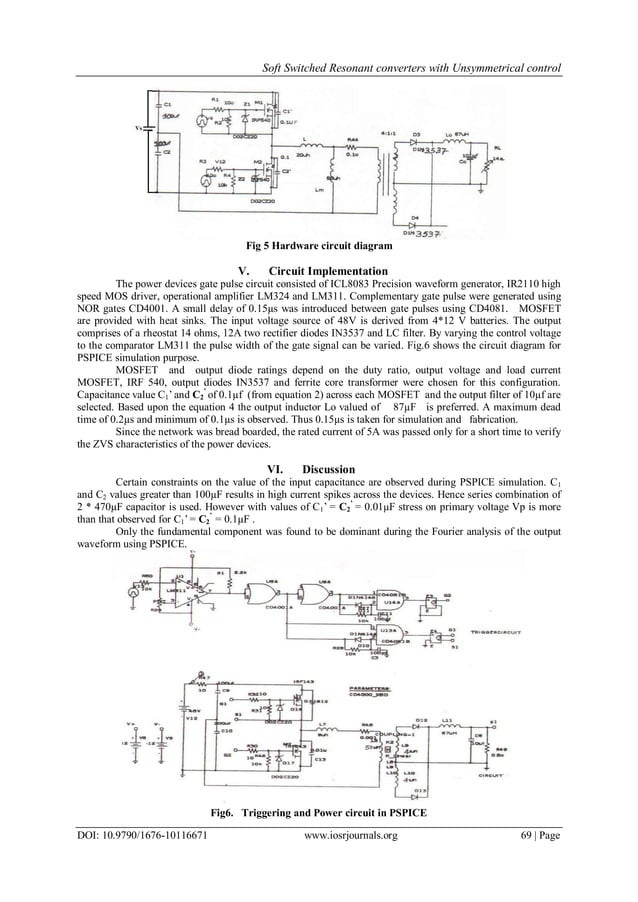 Soft Switched Resonant Converters with Unsymmetrical Control | PDF | Consumer Electronics ...