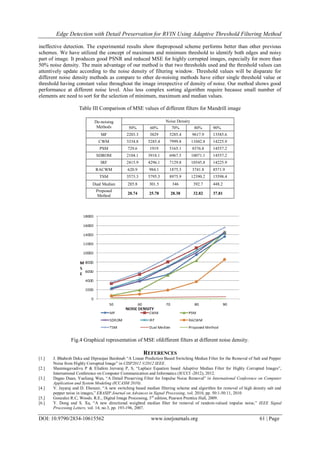 Edge Detection with Detail Preservation for RVIN Using Adaptive Threshold Filtering Method | PDF