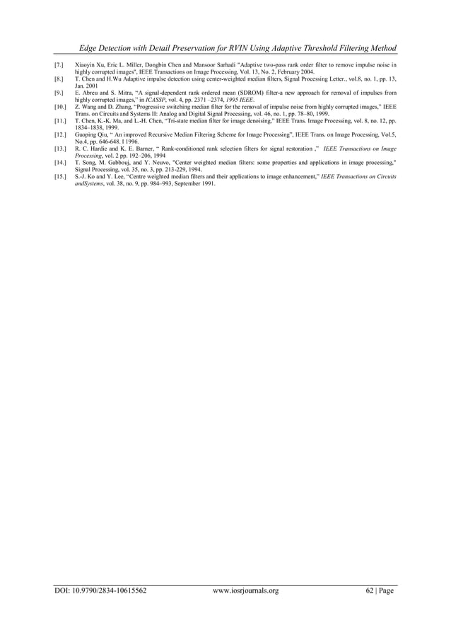 Edge Detection With Detail Preservation For Rvin Using Adaptive Threshold Filtering Method Pdf