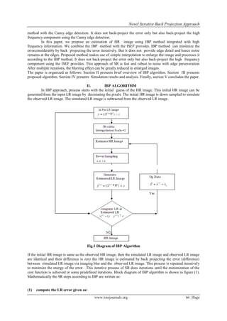 Novel Iterative Back Projection Approach | PDF