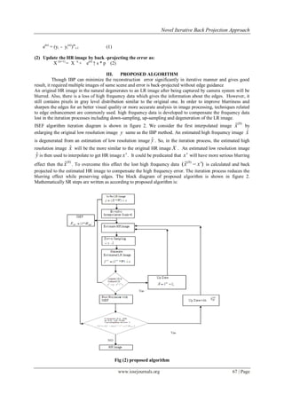 Novel Iterative Back Projection Approach | PDF