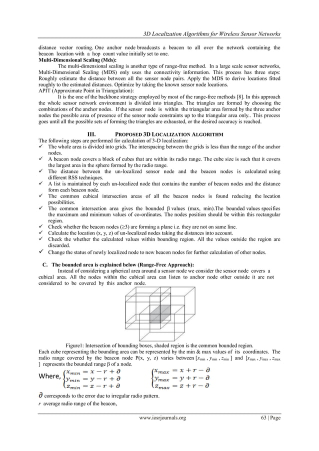 3D Localization Algorithms for Wireless Sensor Networks | PDF | 3-D Graphics | Computer Software ...