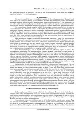 Multi-Cluster Based Approach for skewed Data in Data Mining | PDF