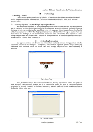 Malwise-Malware Classification and Variant Extraction | PDF | Computer Software and Applications ...
