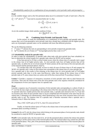 Schedulability Analysis for a Combination of Non-Preemptive Strict Periodic Tasks and Preemptive ...