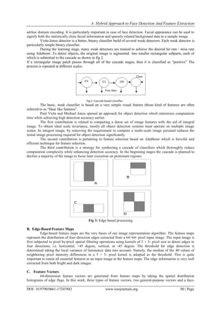 A Hybrid Approach to Face Detection And Feature Extraction | PDF