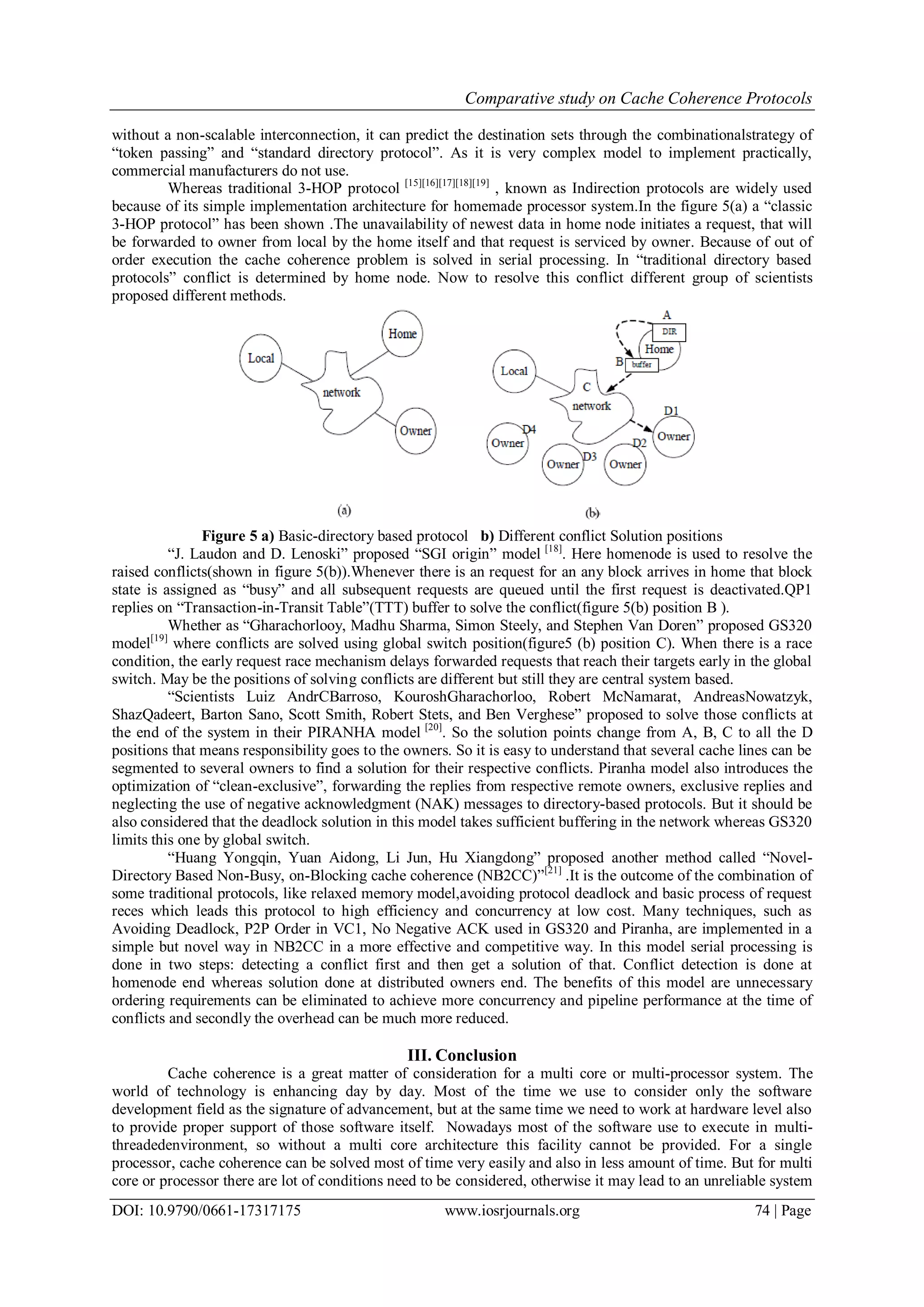 Comparative study on Cache Coherence Protocols | PDF