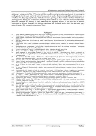 Comparative study on Cache Coherence Protocols | PDF