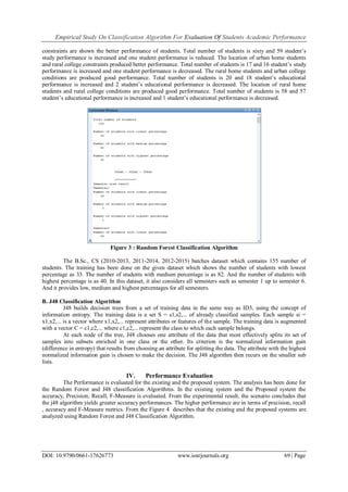 Empirical Study on Classification Algorithm For Evaluation of Students Academic Performance | PDF