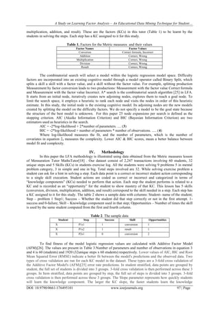 A Study on Learning Factor Analysis – An Educational Data Mining ...