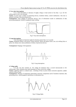 Power Quality Improvement using AC To AC PWM converter for distribution line | PDF