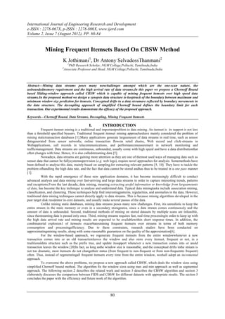 IJERD (www.ijerd.com) International Journal of Engineering Research and Development | PDF