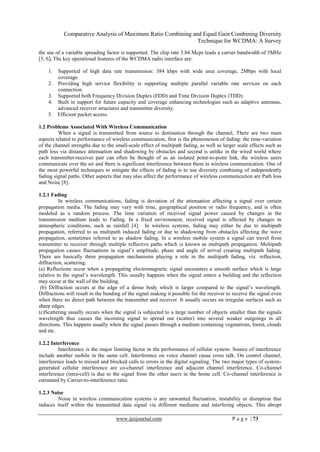 Comparative Analysis of Maximum Ratio Combining and Equal Gain ...