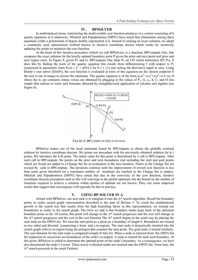 A Path finding Technique for Open Terrain | PDF