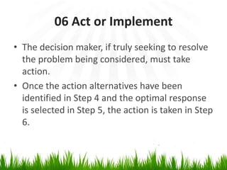 Ethical Decision Making Process | PPTX