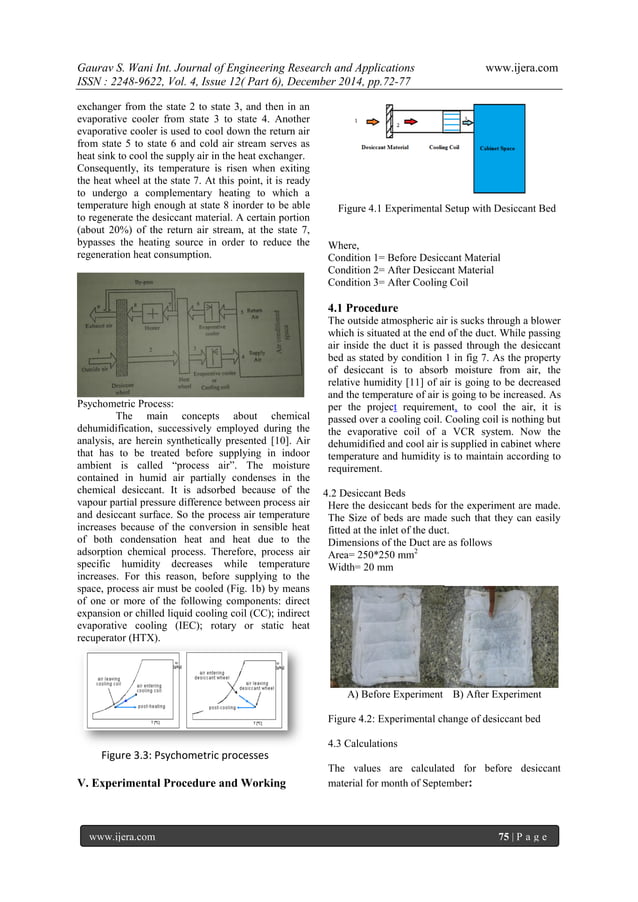 Performance and evaluation of desiccant based air conditioning system. | PDF