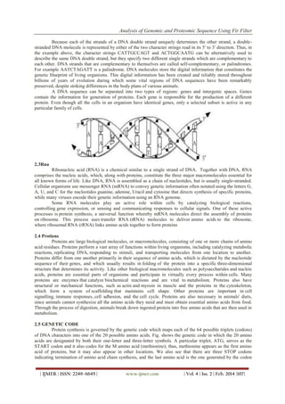 Analysis of Genomic and Proteomic Sequence Using Fir Filter | PDF