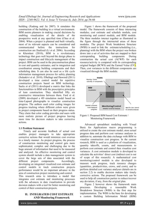 BIM-Based Cost Estimation/ Monitoring For Building Construction | PDF | Civil Engineering ...