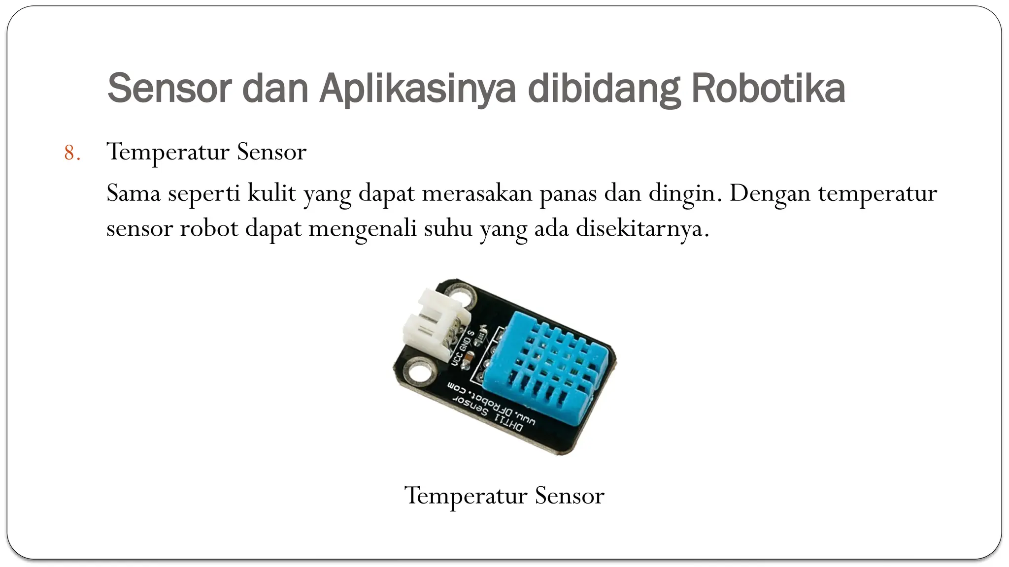 K04 Sensor robotik (1).ppt mnjnjnjnjnjnjnj | PPT
