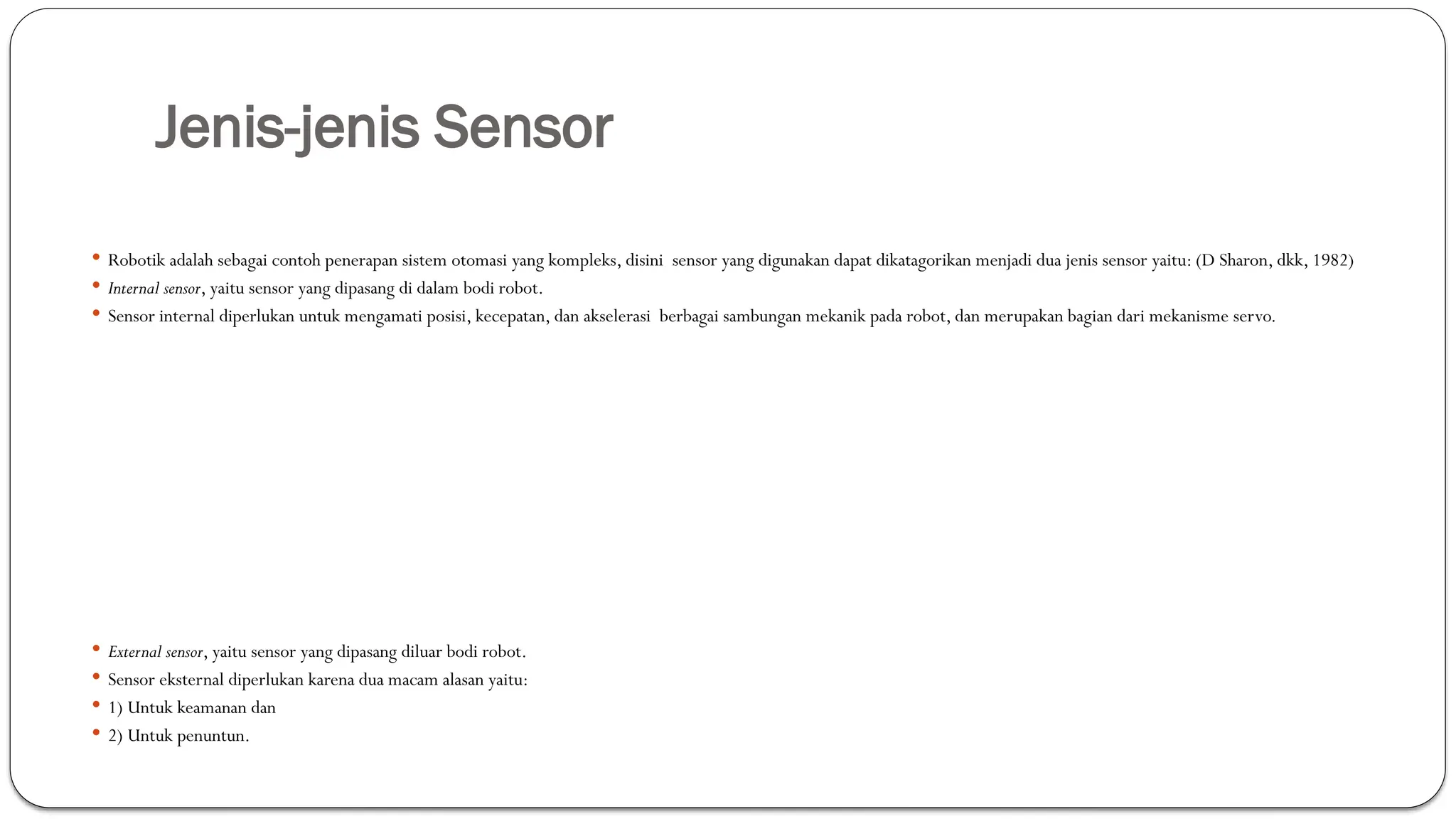 K04 Sensor robotik (1).ppt mnjnjnjnjnjnjnj | PPT