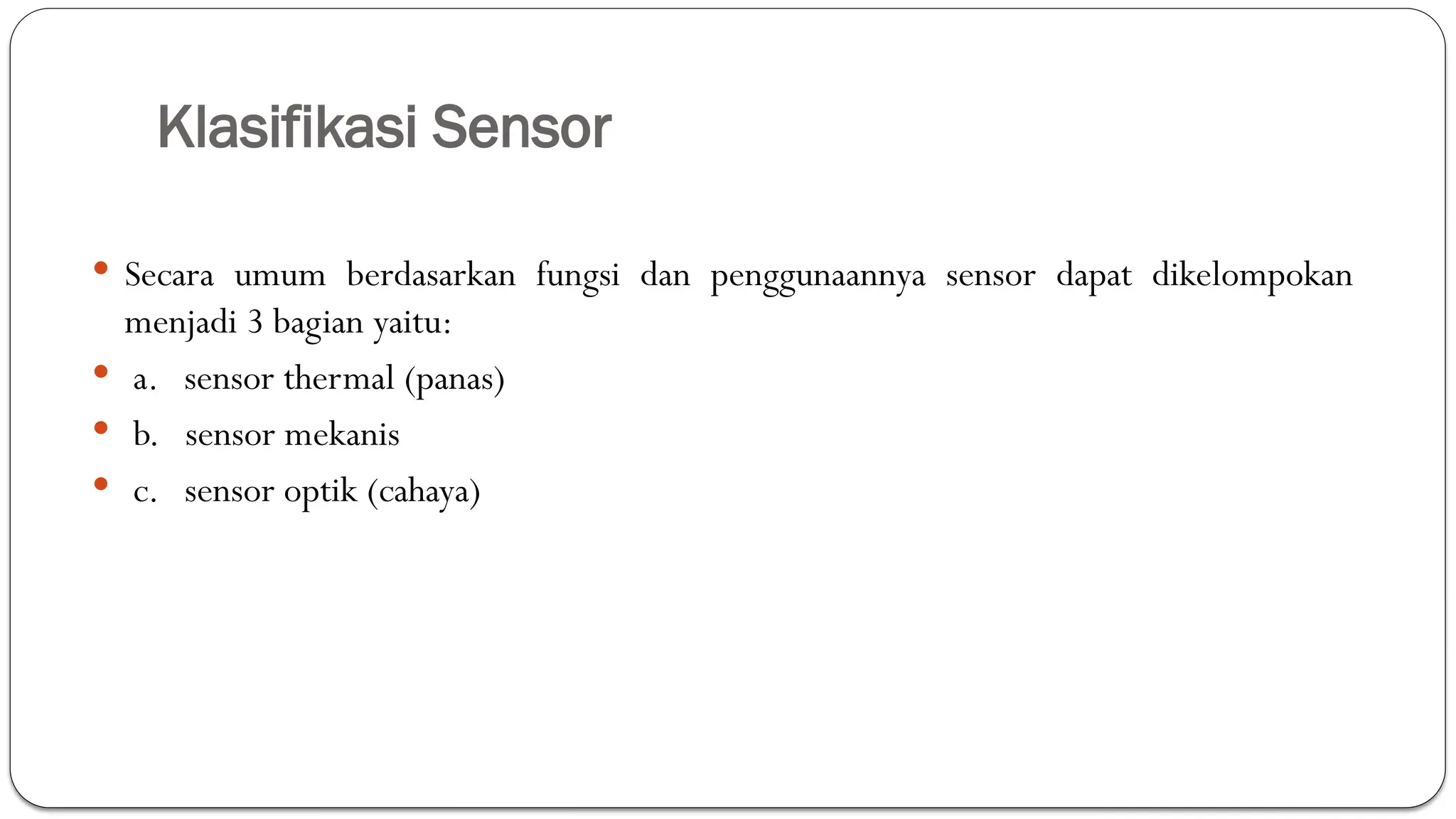 K04 Sensor robotik (1).ppt mnjnjnjnjnjnjnj | PPT