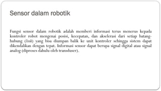 K04 Sensor robotik (1).ppt mnjnjnjnjnjnjnj | PPT