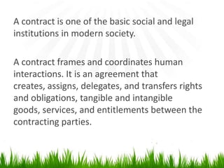 Contracts | PPT