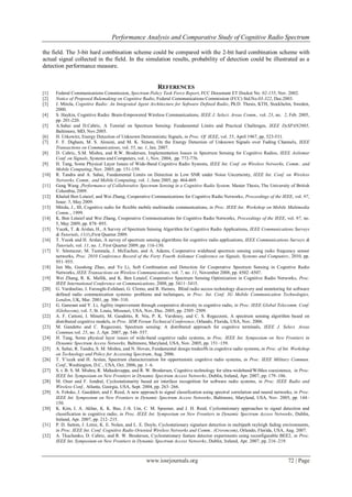 Performance Analysis and Comparative Study of Cognitive Radio Spectrum Sensing Schemes | PDF