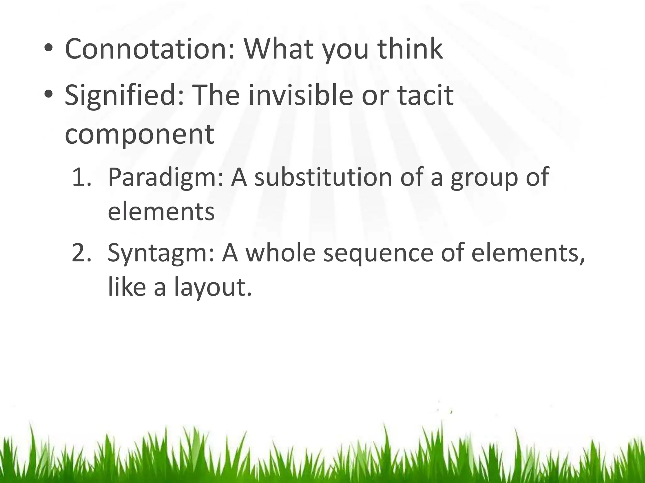 Visual Semiotics | PPTX